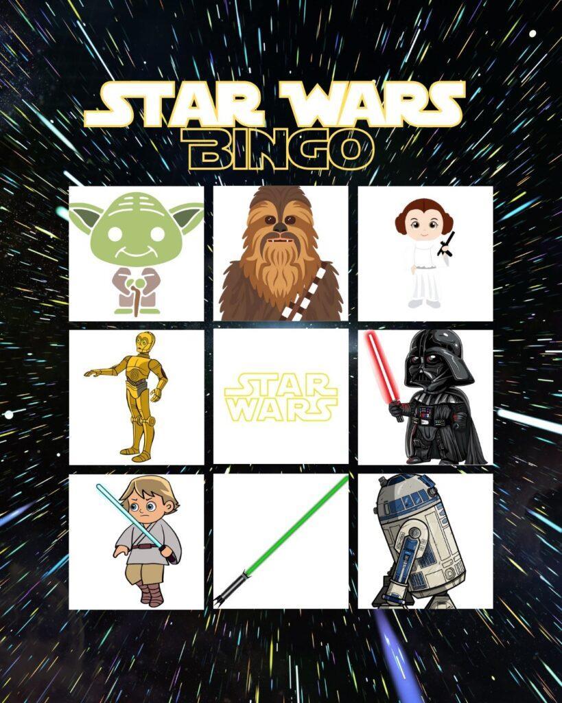 Summer Solstice Star Wars Bingo - Cloud City Supply